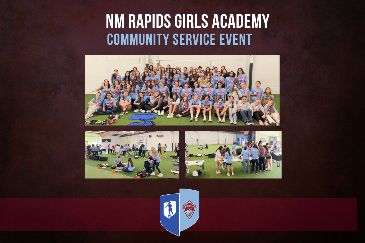 NM Rapids Girls Academy Teams Make a Difference, Locally and Globally ...